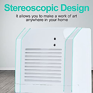 COYCYQI Portable Mini Dehumidifier for Home, RV, Bathroom, Bedroom, Closet, Car, Room, Ultra-Quiet USB Small Dehumidifier with 17oz Capacity, 2200 Cubic Feet (215 sq ft)