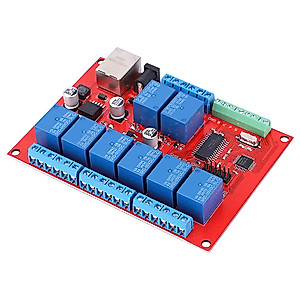 Kadimendium Ethernet Relay Board 8-Channel Network Switch TCP UDP Module Controller Circuit Board LAN Ethernet Electronic kit