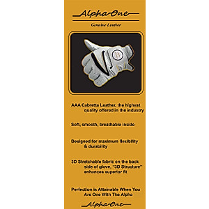 Women’s Alpha One Golf Glove New in 2021 (Small, Left)