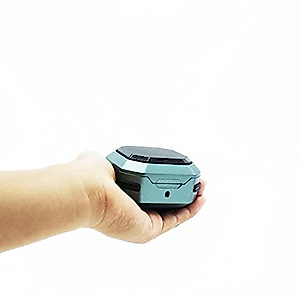 KIQ Premium Protection Case Cover Anti-Scratch Full-Body Slim for Samsung Galaxy Buds Live 2020/ Pro 2021 / Buds 2 (2021) (Black/Teal)