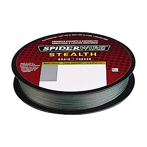 SpiderWire Stealth® Superline, Moss Green, 15lb | 6.8kg, 500yd | 457m Braided Fishing Line, Suitable for Freshwater and Saltwater Environments