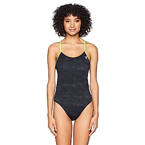 TYR Women's Sandblasted cutoutfit, Black, Size 32