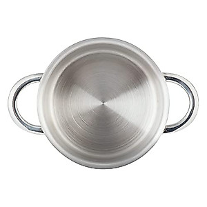 G.E.T. 4-80555 Stainless Steel Stainless Steel Mini Stock Pot with Lid Stainless Steel Specialty Servingware Collection