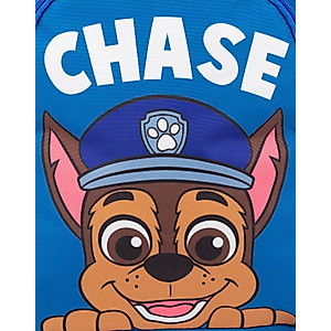 Paw Patrol Boys Backpack | Kids Blue Chase Rucksack | Adjustable Straps Character Schoolbag for School Nursery and Play