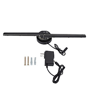 3D Hologram Fan, 42cm High Resolution 3D Advertising Player, 224 HD LED Beads Support WiFi/APP Built in 16GB TF Card, Naked Eye 3D display for Commercial, Shop, Holiday, Party(#1)