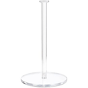 Bigfety Acrylic Paper Towel Holder, Paper Towel Stand for Countertop, Clear