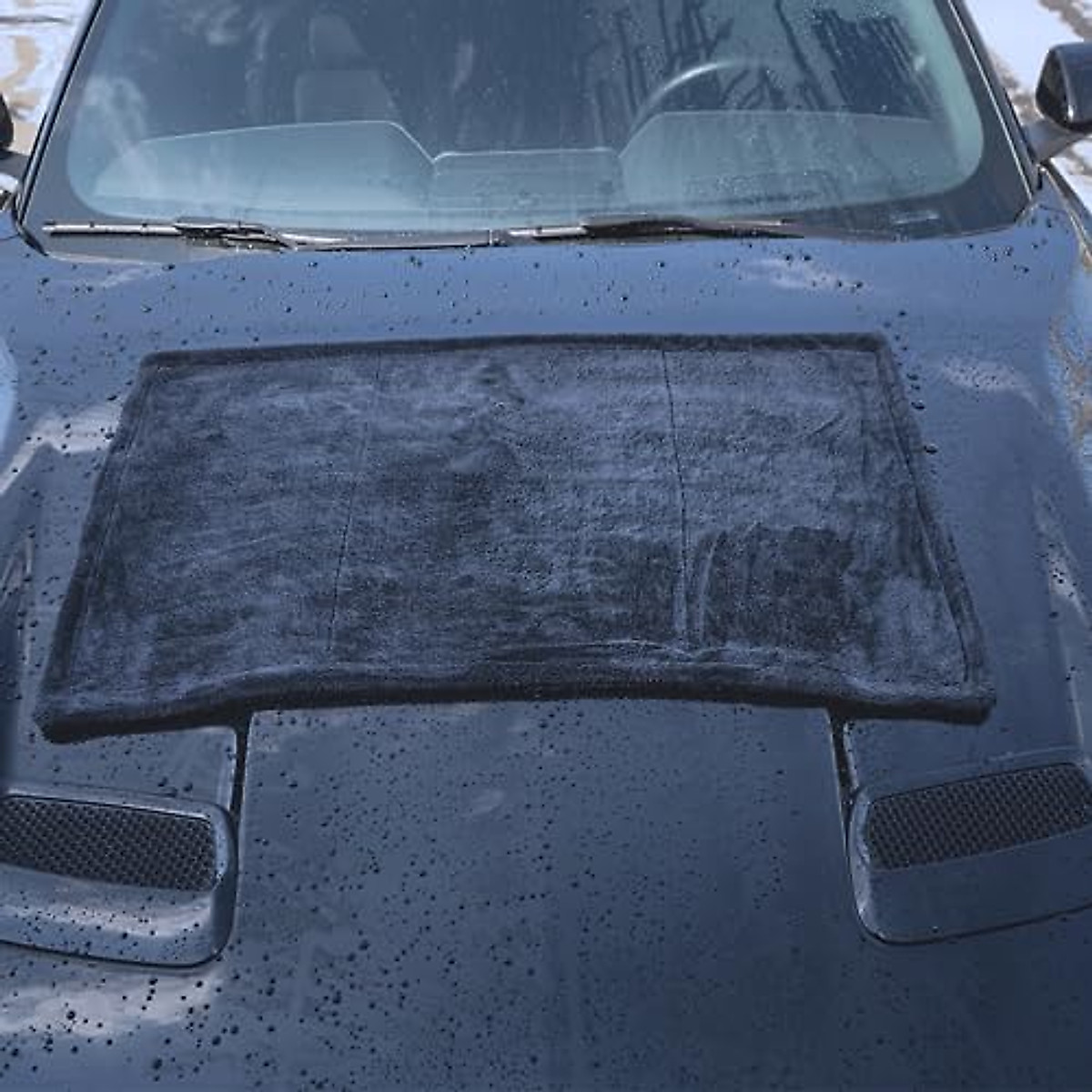 Blackline Car Care XL 3ft x 2ft, Ultra-Absorbant Microfiber Car Drying Towel Twisted Loop Car Drying Towel Extra Large - #1 Rated Car Drying Towel