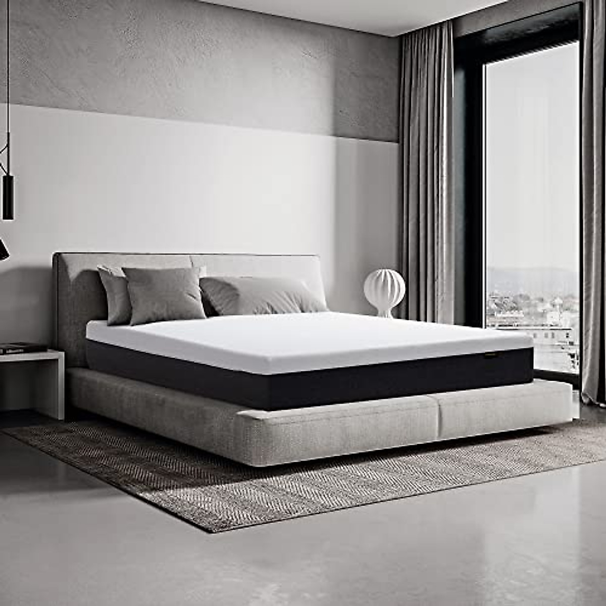 MICOOLS King Mattress,10 Inch Deluxe Comfort Memory Foam Mattress,CertiPUR-US, Multi-Layered Foam,Supporting Body Weight,Comfort and Relieve Pressure (King（80 x 76 x 10 Inch）)