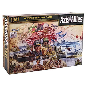 Avalon Hill Axis and Allies 1941 Board Game,5 players, Multicolor, 5 players