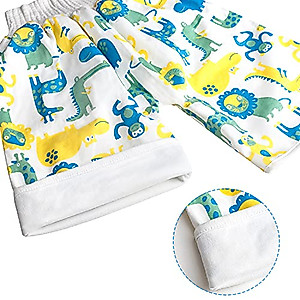 2 Packs Waterproof Diaper Pants Potty Training Pants for Baby Boy and Girl Night Time 4-8T