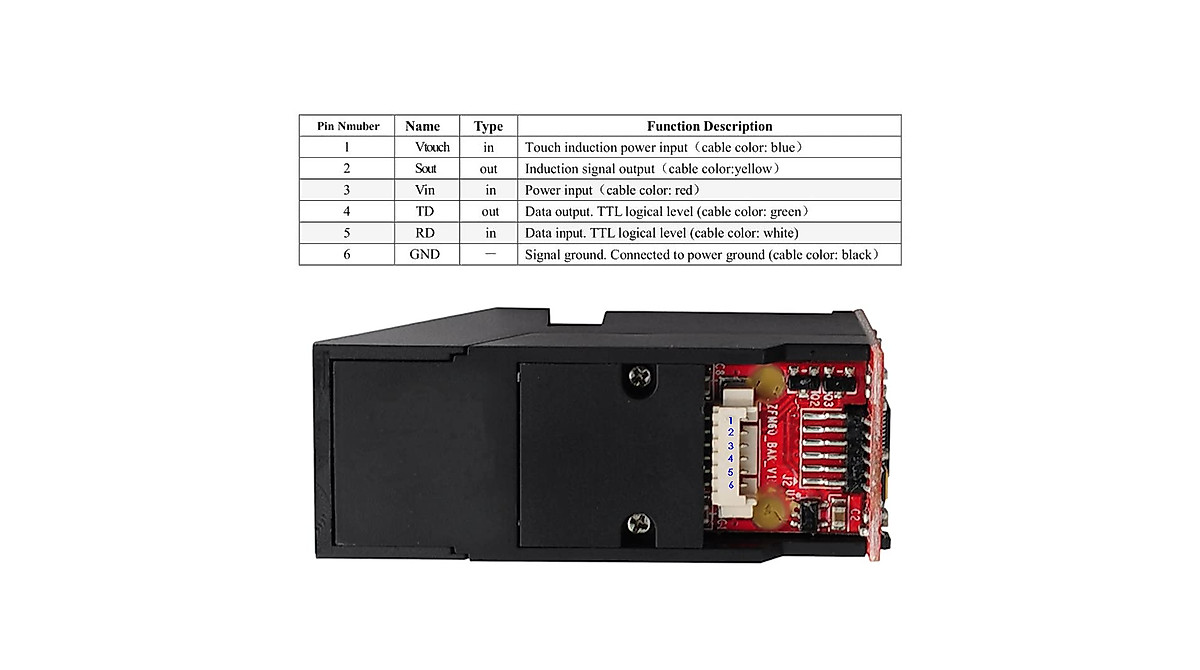 Green Light Optical Fingerprint Reader for Arduino & Raspberry Pi