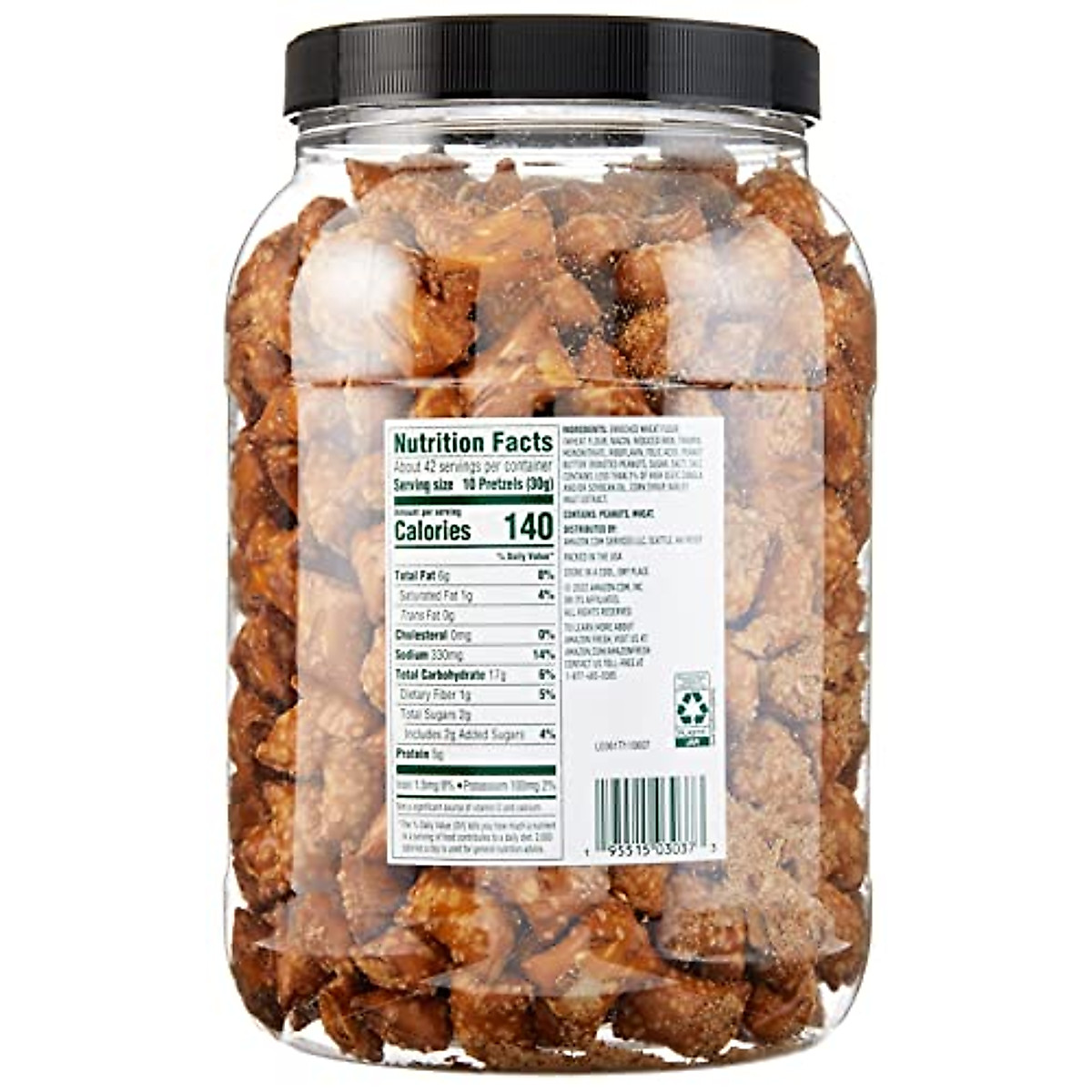 Amazon Fresh - Peanut Butter Filled Pretzels 44 oz