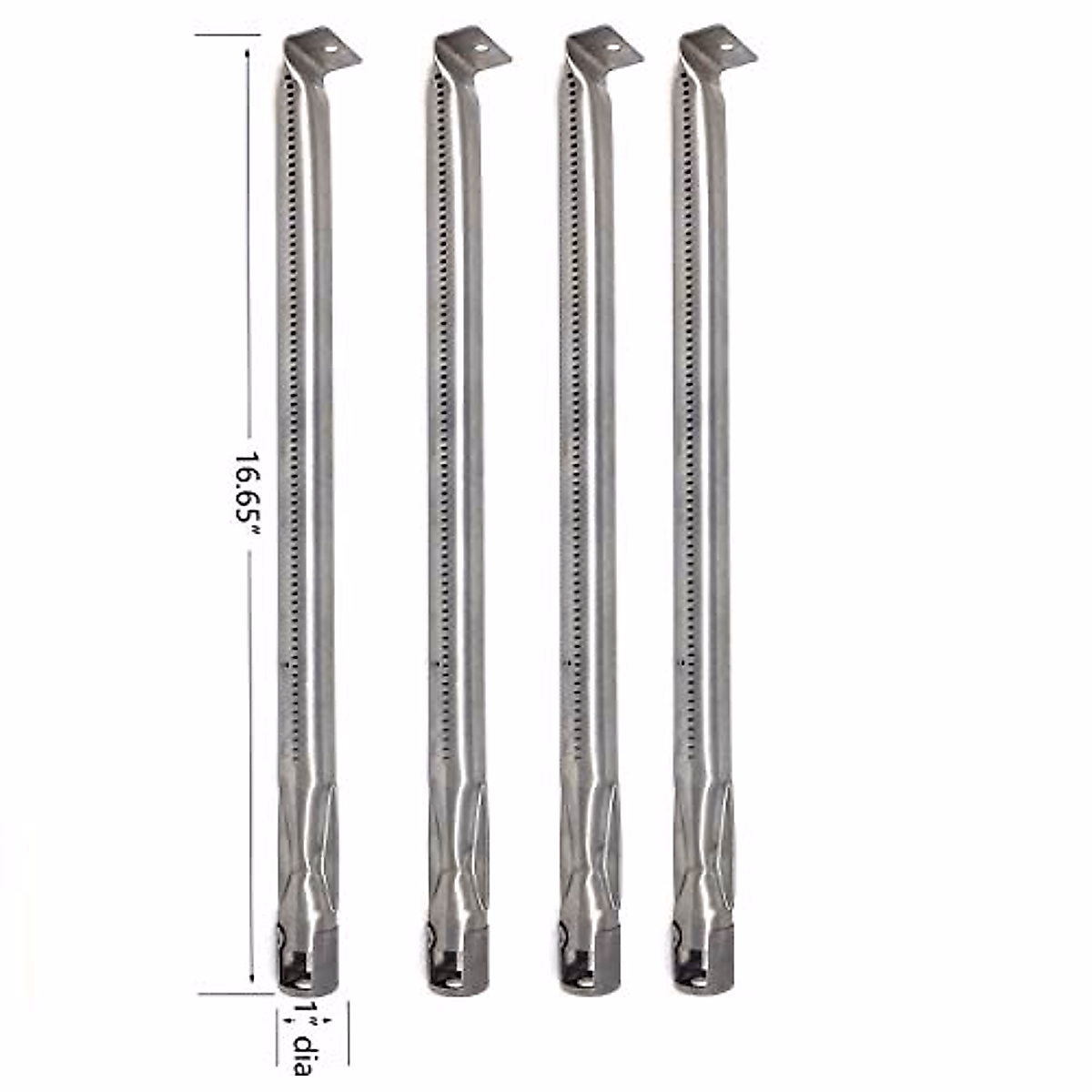 Replacement Stainless Burner for Blackstone 36 inch Pro Series, Blackstone Signature, (4-PK) Gas Models, Aftermarket
