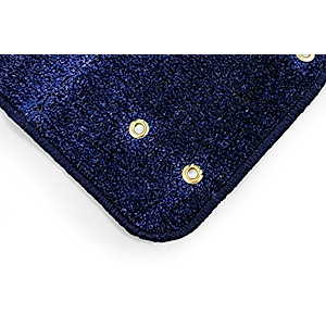 Camco 42937 RV Step Rug ( Premium Wrap Around , Turf Material (22" x 20") - Blue)
