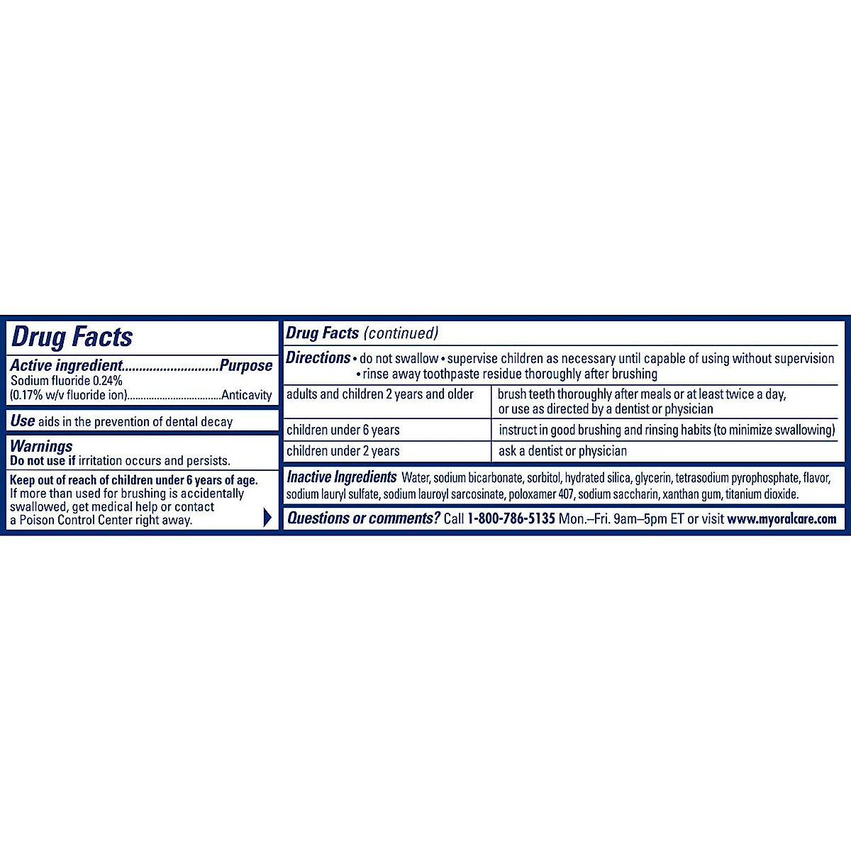 Arm & Hammer Complete Care Stain Defense Fluoride Anticavity Toothpaste, 6 oz (Pack of 6) (Packaging May Vary) (Packaging May Vary)