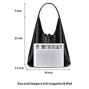 Montana West Hobo Bags for Women Designer Top Handle Purses Ladies PU Leather Shoulder Handbag MWC-071BK