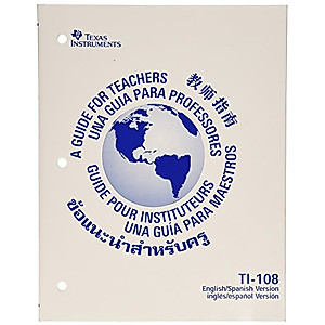Texas Instruments TI-108 Solar Power Calculator/Teacher’s Kit (set of 10)