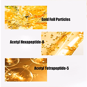 CYSMJDKJ Instalift Protein Thread Lifting Set, Soluble Protein Threads and Nano Gold Essence Combination, Absorbable Collagen Thread for Face Lift, Smoothes Fine Lines