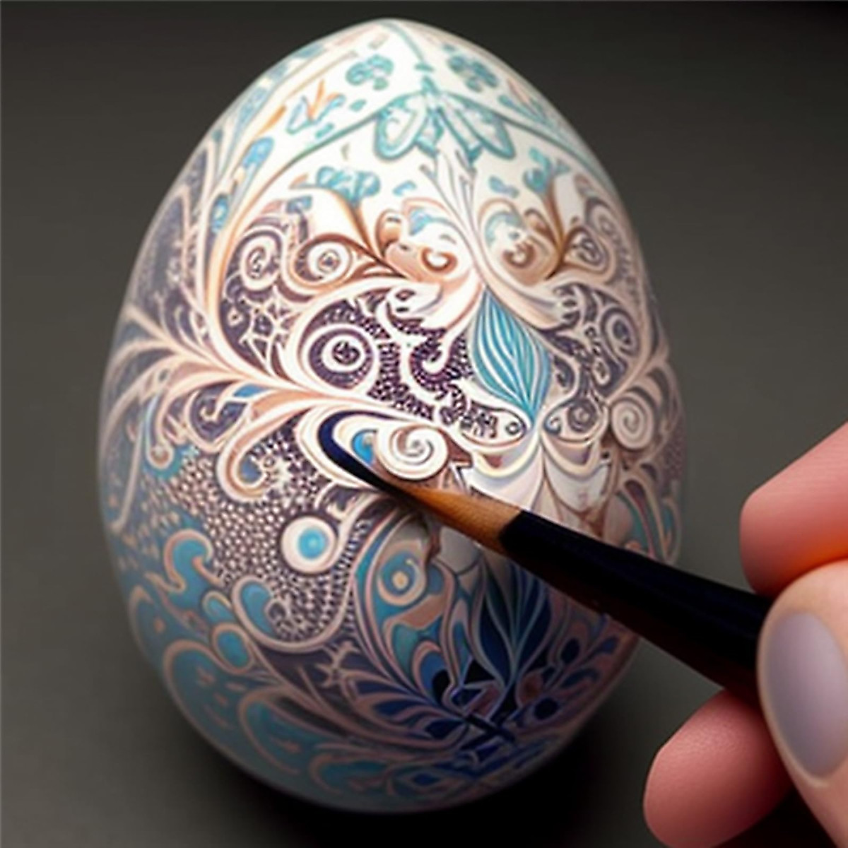 6 PCS Wooden Simulated Eggs, Nesting Eggs to Help Laying Hens - Eggs for Nest Boxes, Easter Egg Ornaments