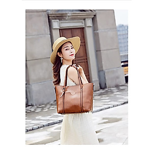 ZOSIVEB Hobo Purses Handbags for Woman Crossbody Large Handbag for Ladies Shoulder Vegan Fashion Leather Tote Bag (Pink)