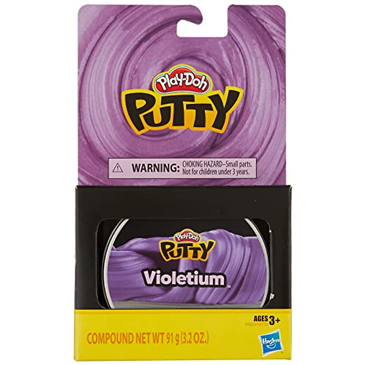 Play-Doh Putty Violetium Purple Putty for Kids 3 Years & Up, 3.2 oz Tin