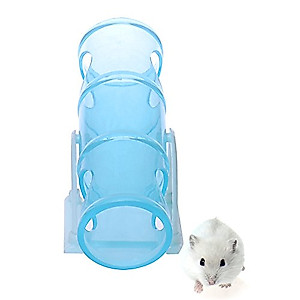 Plastic Hamster Toy Seesaw Barrel Classic Great Fun,Suitable for Rabbit Hamster and Other Small Animal