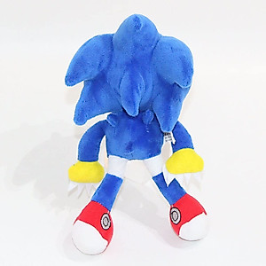 Adawell 20cm Metal Sonic Plush Toy, Stuffed Figure, Blood Sonic exe, Gift for Fans