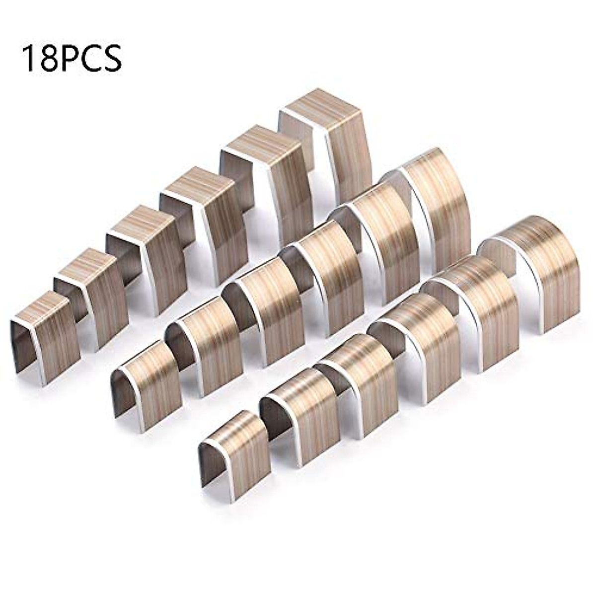 Leather Punch Tools, Leather Hole Punch, 18Pcs Universal DIY Leather Craft Embossing Punch Set Kit for Leather Craft Professionals or Amateurs, Alloy Steel