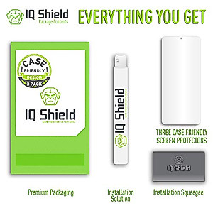 IQShield Screen Protector Compatible with Samsung Galaxy S20 (6.2 inch)(3-Pack)(Case Friendly) Anti-Bubble Clear Film