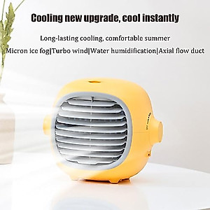KALWEL,Portable Air Conditioner,Mini Air Conditioner,Room Air Conditioners,Small Air Conditioner,Air Conditioner Portable for Room-USB Powered,Power 3w-8w,200ml Capacity-for Dormitory,Office,Camping
