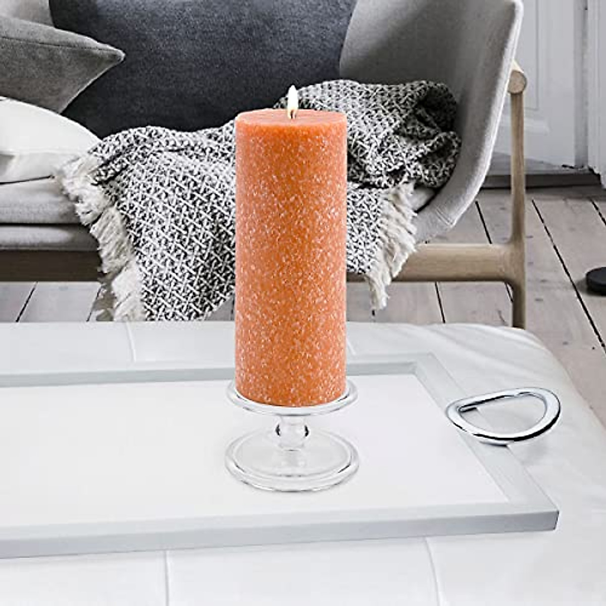 Root Candles Unscented Timberline Pillar Candle , 3 x 9-Inches, Rust