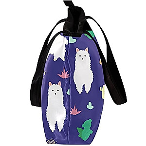 Tote Bag Women Satchel Bag Handbag Stylish Tote Handbag for Women Hobo Bag Fashion Crossbody Bag, cartoon animal alpaca