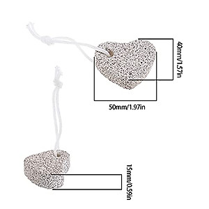 SING F LTD 12pcs Teeth Grinding Mineral Stone Small Animal Teeth Grinding Mineral Stone Chew Toys Hearted-Shape for Guinea Pigs Rabbit Parrot