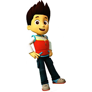 12 Inch Ryder Paw Pup Wall Decal Sticker Pups Puppy Puppies Dog Dogs Removable Peel Self Stick Adhesive Vinyl Decorative Art Kids Room Home Decor Children 4 x 12 inches