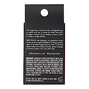 e.l.f. No Budge Cream Eyeshadow, 3-in-1 Eyeshadow, Primer & Liner With Crease-Resistant Color & Stay-Put Power, Vegan & Cruelty-Free, Canyon