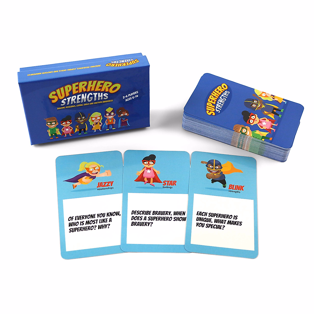 Superhero Strengths: Building Resilience, Coping Skills, and Emotion Awareness Card Game