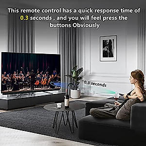 LOUTOC Universal TV Remote for All Roku TV,Replacement for TCL Roku/for Hisense Roku/for Sharp Roku TV,TV Remote with Netflix Disney+/Hulu/Prime Video
