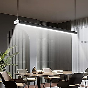 FAITHSAIL 4FT LED Linear Light 5000K 6000LM Suspension Office Lighting ...