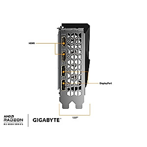 Gigabyte Radeon RX 6650 XT Gaming OC 8G Graphics Card, WINDFORCE 3X Cooling System, 8GB 128-bit GDDR6, GV-R665XTGAMING OC-8GD Video Card