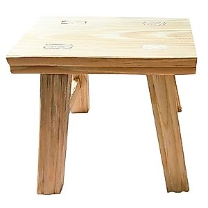 GLSTOY Wooden Stool Stool Foot Stool Footstool for Toilet Stepping Stool for Adults Step Stool Bathroom Stool Small Short Stool Small Footstool Stools for Adults