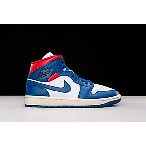 Air Jordan 1 Mid French Blue (Women's) Style Code: BQ6472-146, Blauw, 5 AU
