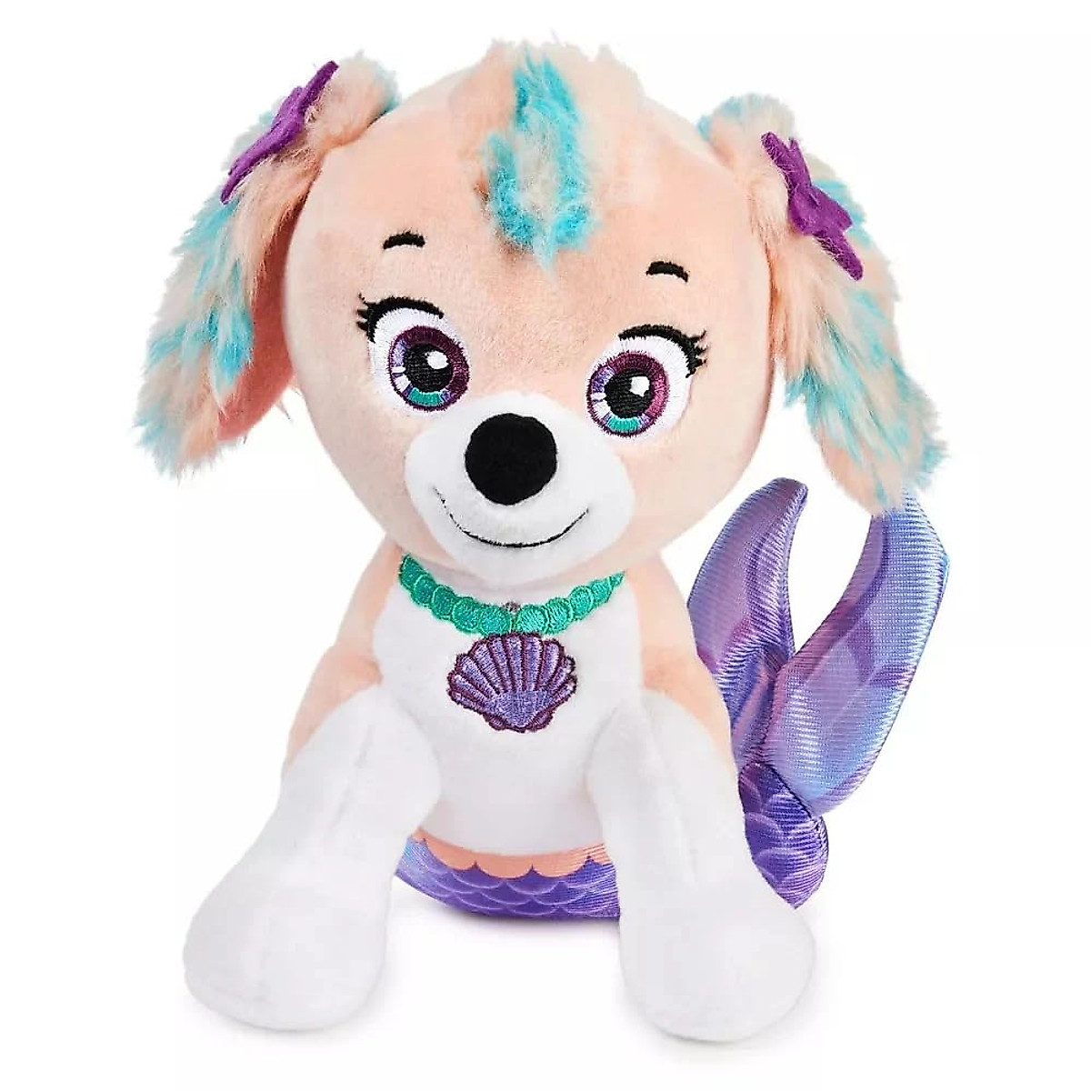 PAW Patrol Aqua Coral Stuffed Animal -Plush Toy - 7.25 Inches (H)