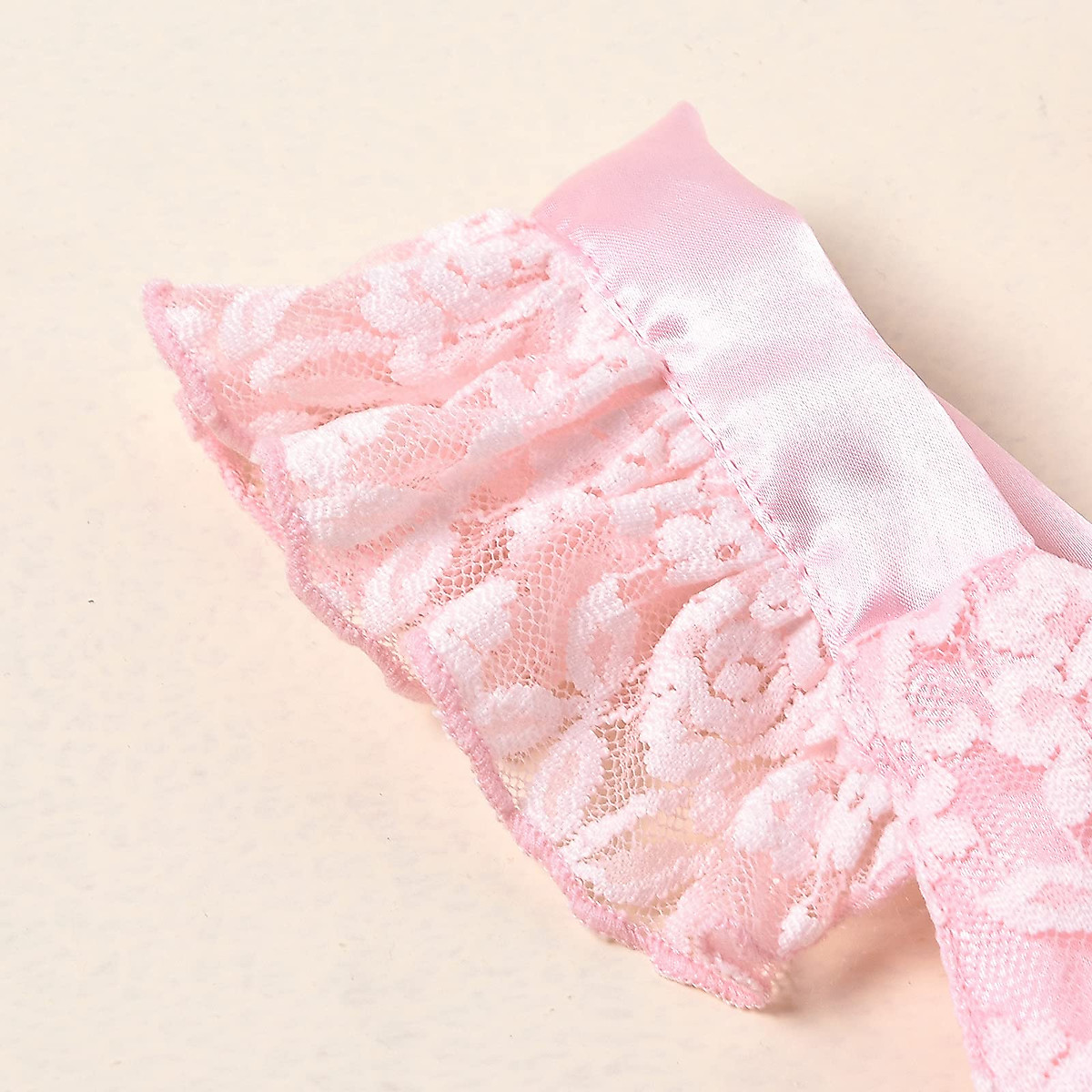 Onderful 1st Birthday Girl Outfit Cake Smash Boho Rainbow First Birthday Dresses Princess Floral Party Supply Lace Romper Mini Tutu Skirt Headband Summer Baby One Year Old Photoshoot Pink 12-18 Months