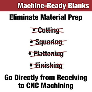 TCI Precision Metals 304 Stainless Steel Sheets Metal Plates Precision Ground Flat and Milled .250" Thick X 6.000 X 12.000