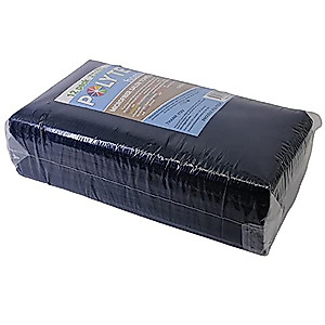 POLYTE Professional Quick Dry Lint Free Microfiber Hair Drying Salon Towel, 16 x 29 in, 12 Pack (Black)