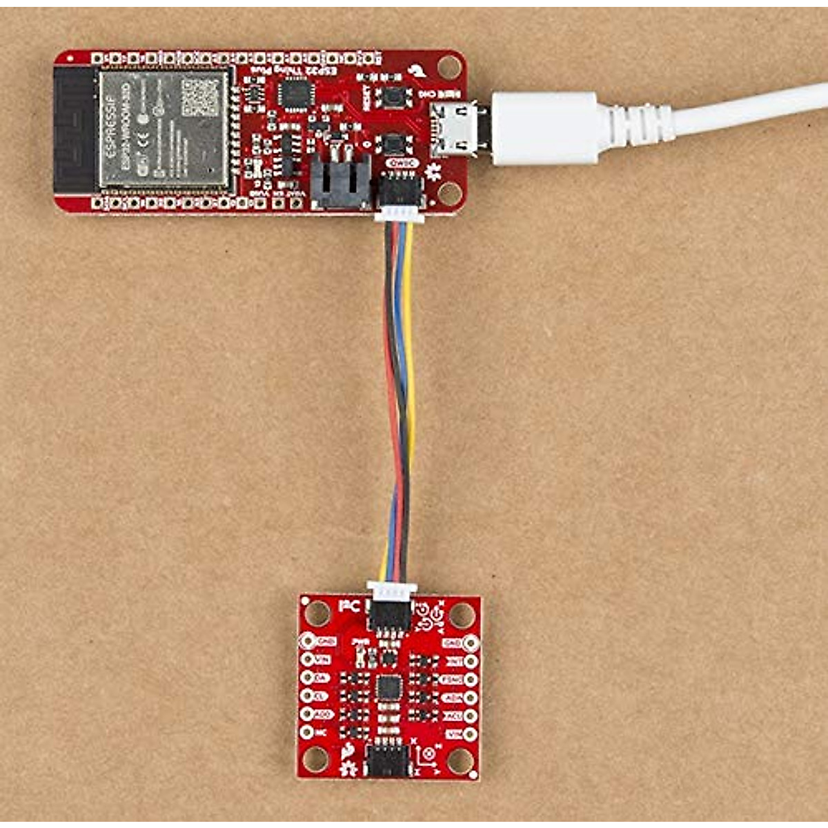 SparkFun 9DoF IMU Breakout-ICM-20948 Low Power I2C & SPI Enabled 9 axis Motion Tracking Includes Logic Shifter Qwiic Connection GPIO pins Digital Motion Processor Accelerometer Gyroscope Magnetometer