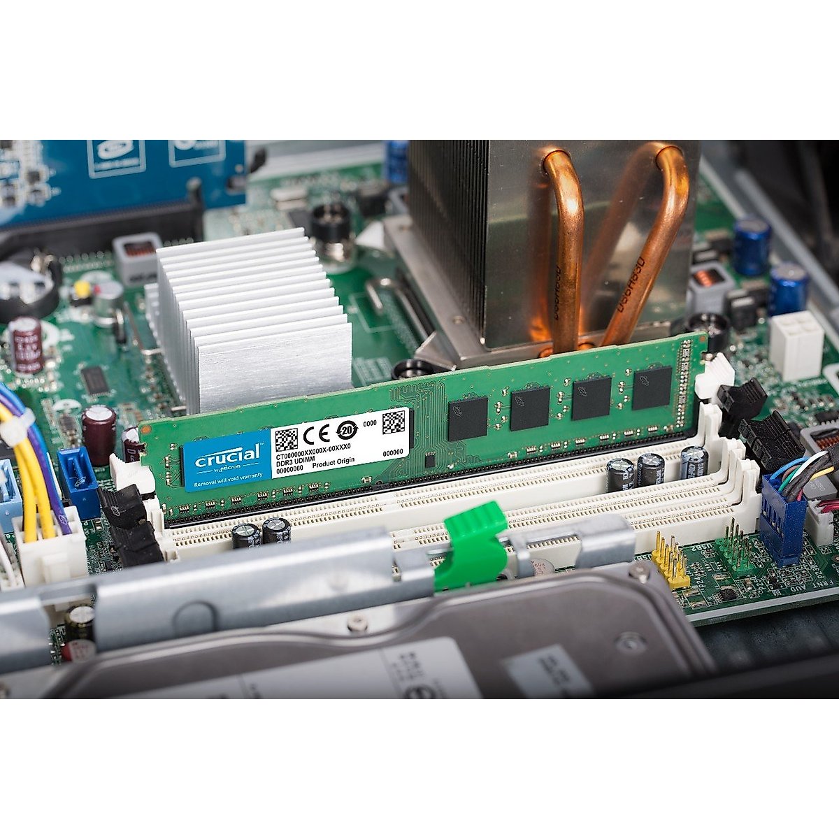 Crucial 16GB Kit (8GBx2) DDR3/DDR3L 1600 MT/s (PC3-12800) DR x8 ECC UDIMM 240-Pin Memory - CT2KIT102472BD160B