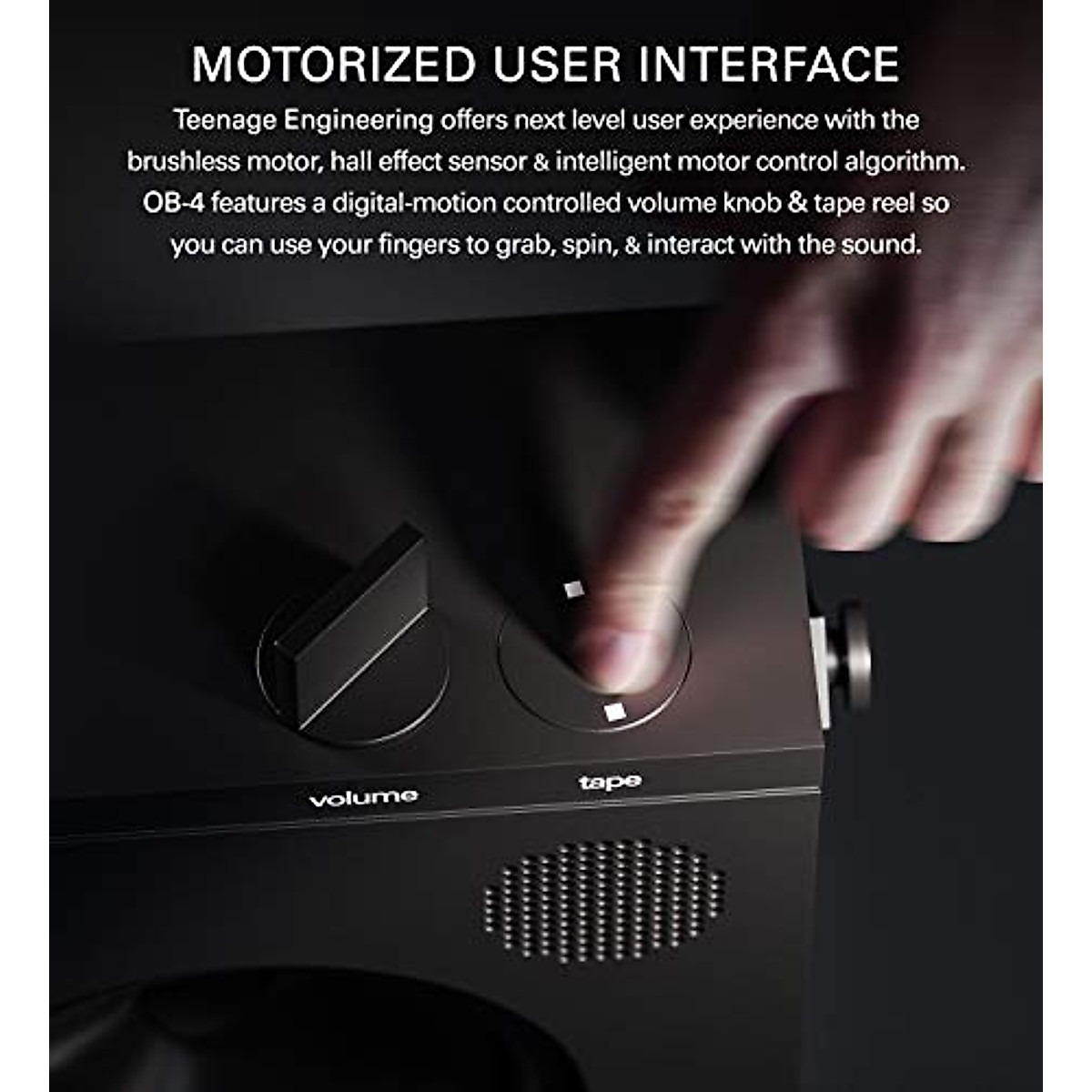 Teenage Engineering OB-4 Magic Radio Portable Stereo Speaker with Built-in Loop Recorder and Tape Transport