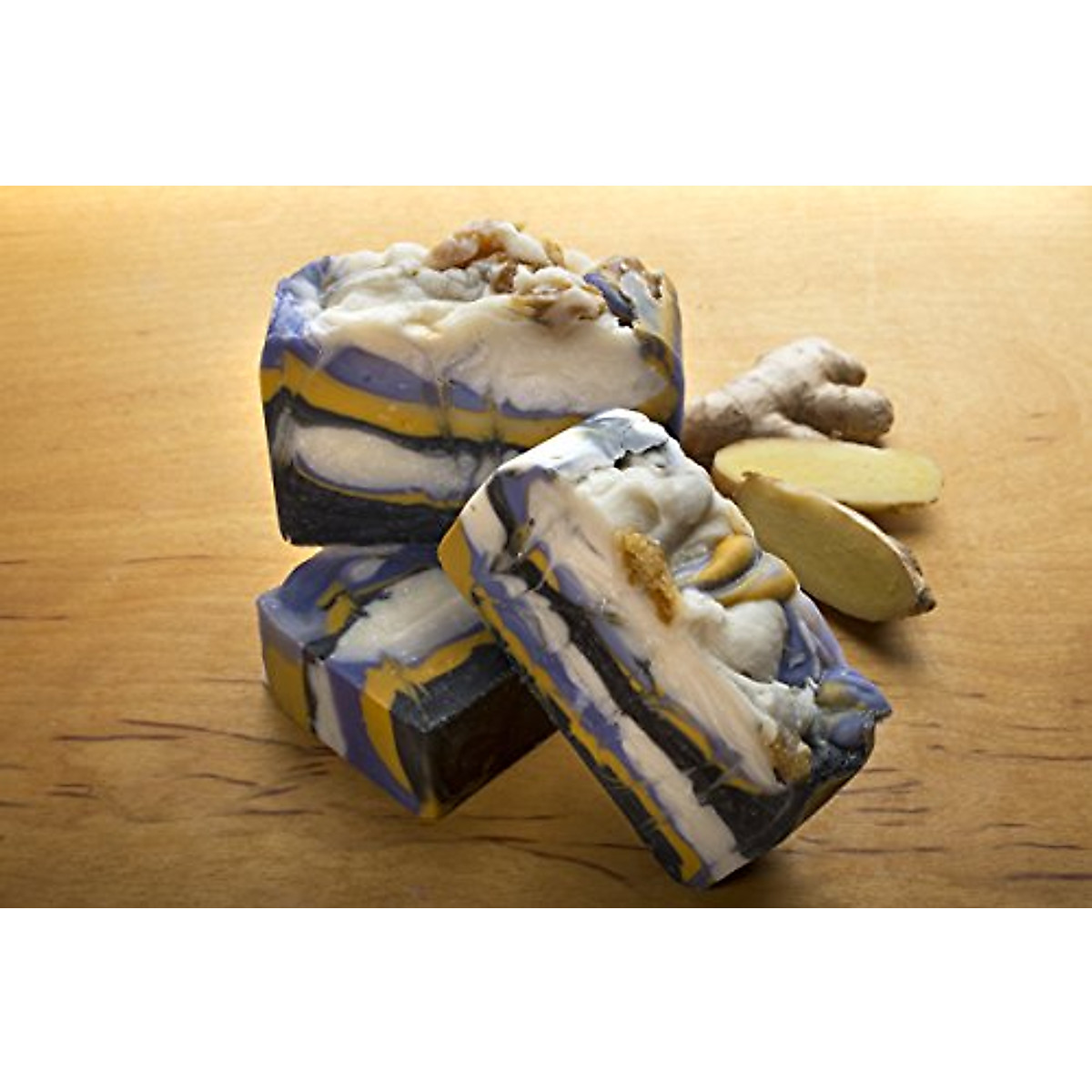 White Tea and Ginger Soap (4Oz) - Handmade Soap Bar with Essential Oils- Organic and All-Natural – by Falls River Soap Company