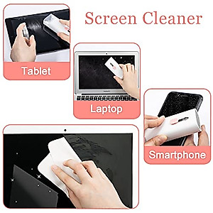 walrfid Laptop Keyboard Earbud Screen Cleaner Sprayer Kit for Airpods Pro MacBook iPad iPhone iPod, Electronics Airpod Cleaning Pen Brush Tool for PC TV Phone Computer - 5ml Screens Cleaners Spray
